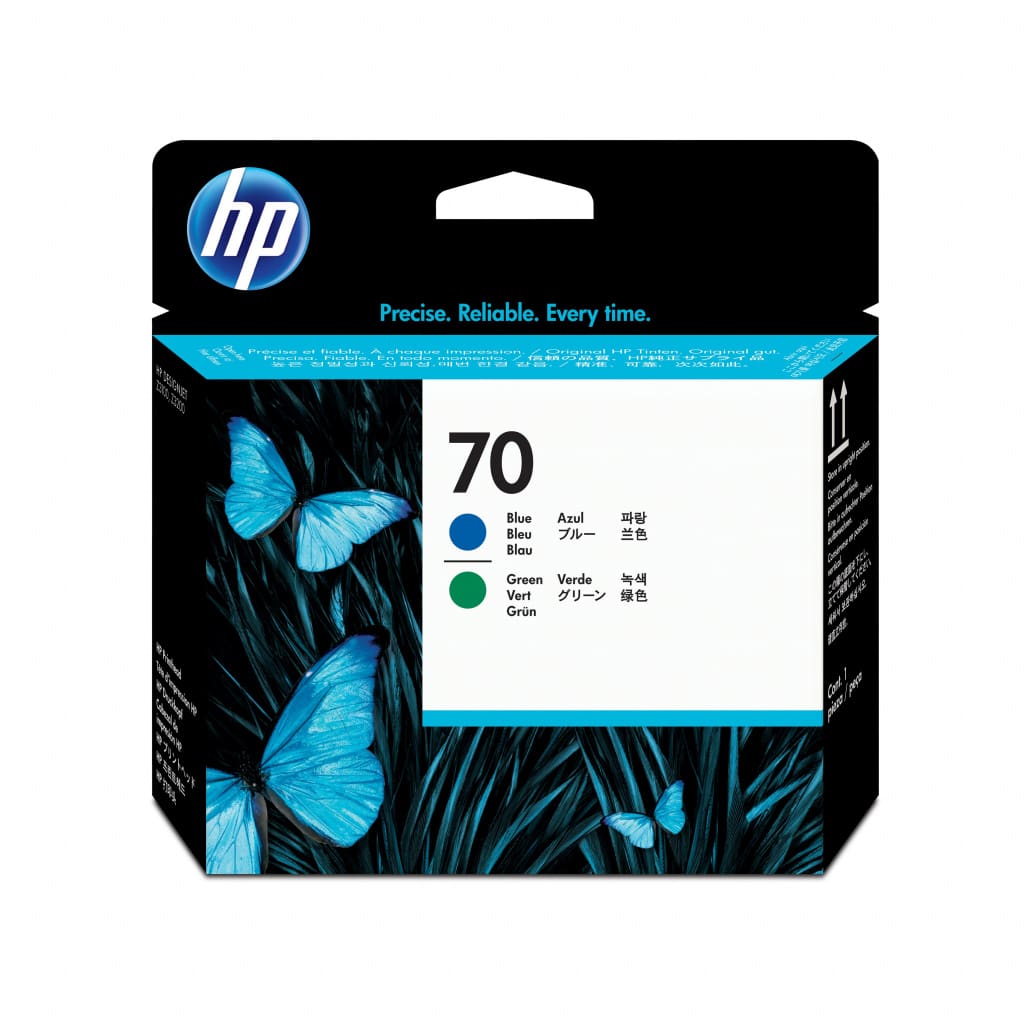 HP 70 Blue and Green DesignJet Printhead - The Ultimate Ocean